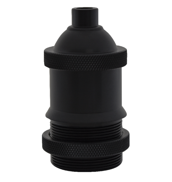Threaded Black Bulb Socket for Light Fixtures and Lamps with Shades ...
